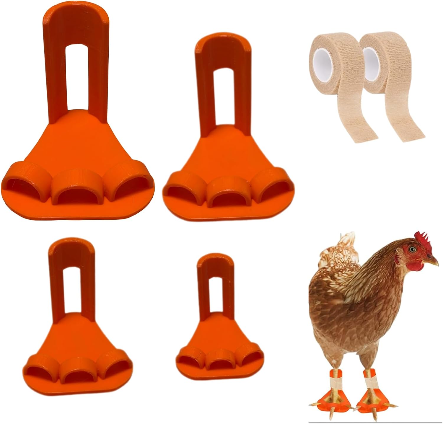 Amazon.com : KunoNana 4-Size Chick Leg Splints for Splayed Leg, Soft ...