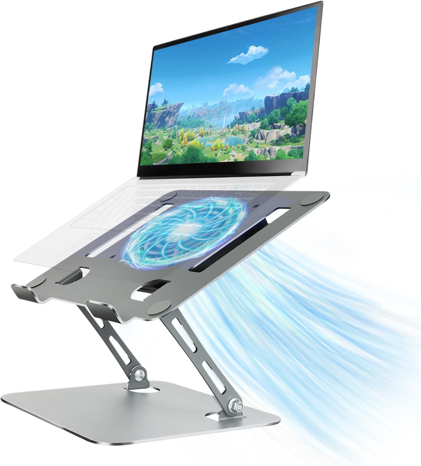 Amazon.com: Craftreasure Desk Laptop Stand with Cooling Fan, Adjustable ...