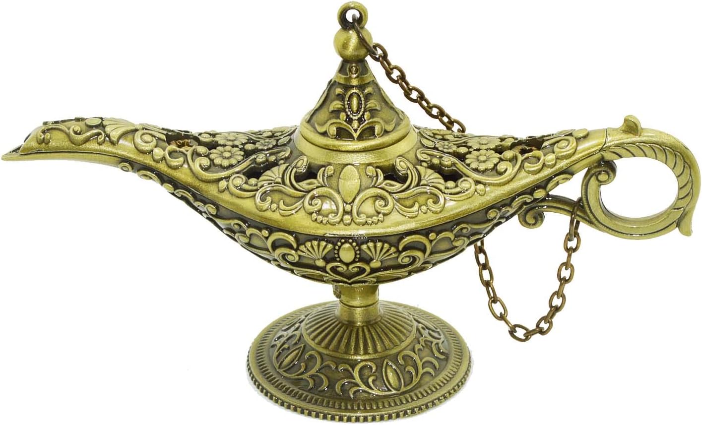 Palmetto Housewares Aladdin’s Magic Lamp, Small Size 11.5x4x6.8cm LWH ...