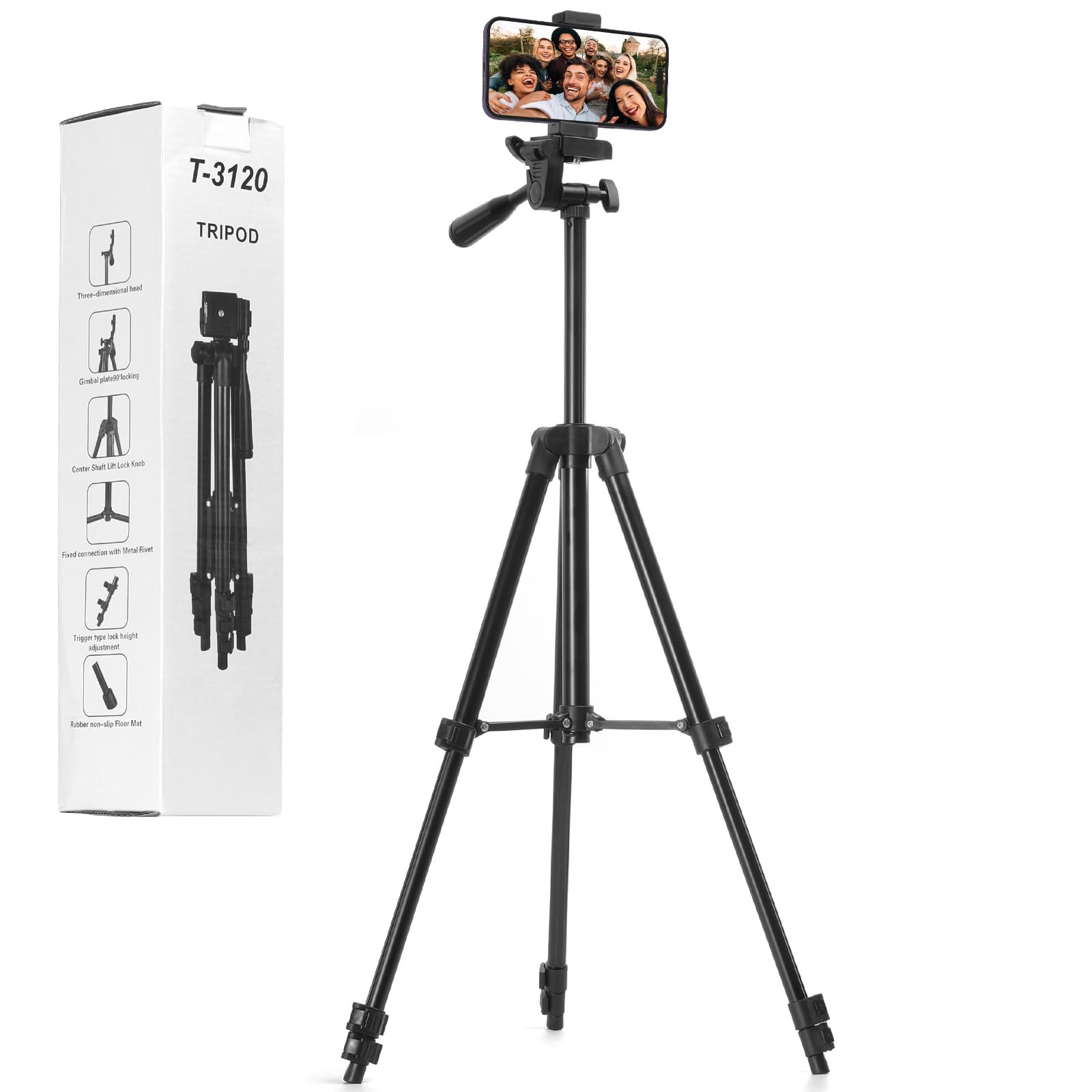 VIOSOON 103cm Tripie para Celular con Bolsa Antipolvo, Trípode ...