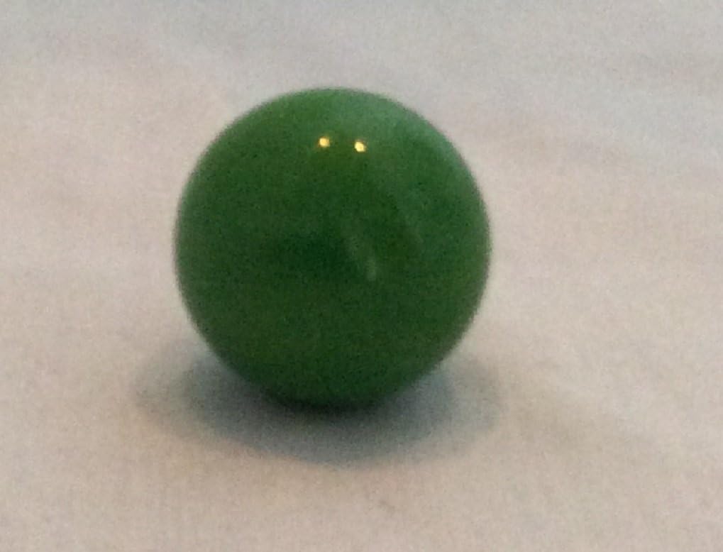 Amazon.com: Mega Marbles 10 Pack Opaque Green 22mm or 7/8" Marbles ...