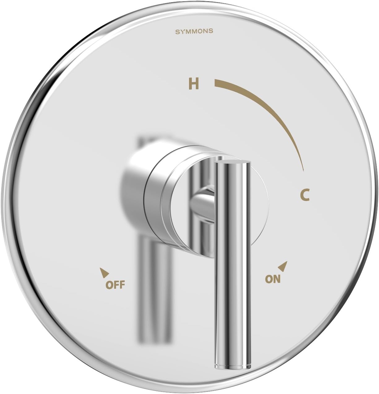 Symmons 3500-CYL-B-TRM Dia Shower Valve Trim in Polished Chrome