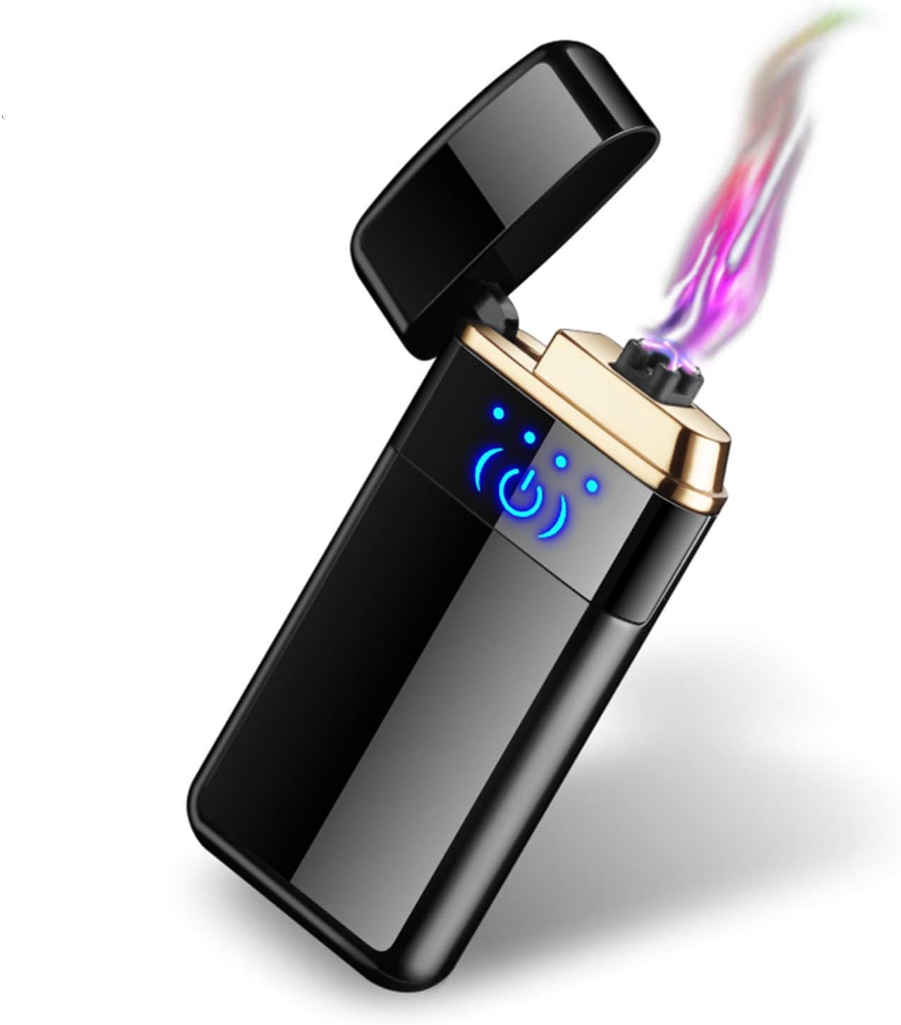 Amazon.com: Double Arc Electric Lighter Smart Fingerprint Sensor ...