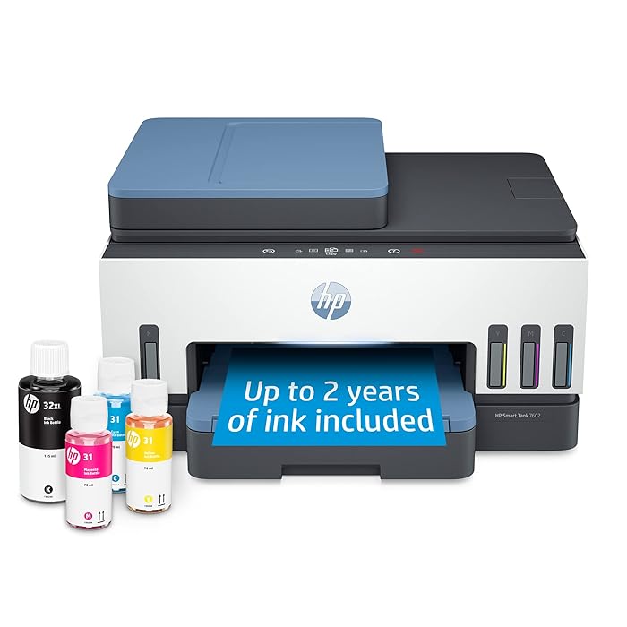 Buy HP Smart Tank 7602 Wireless All-in-One Cartridge-Free Ink Tank ...