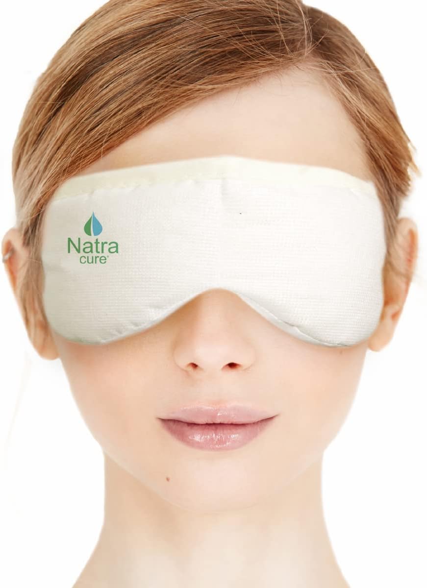 Amazon.com: NatraCure Steam Heated Eye Mask – Warm Compress for Eyes ...