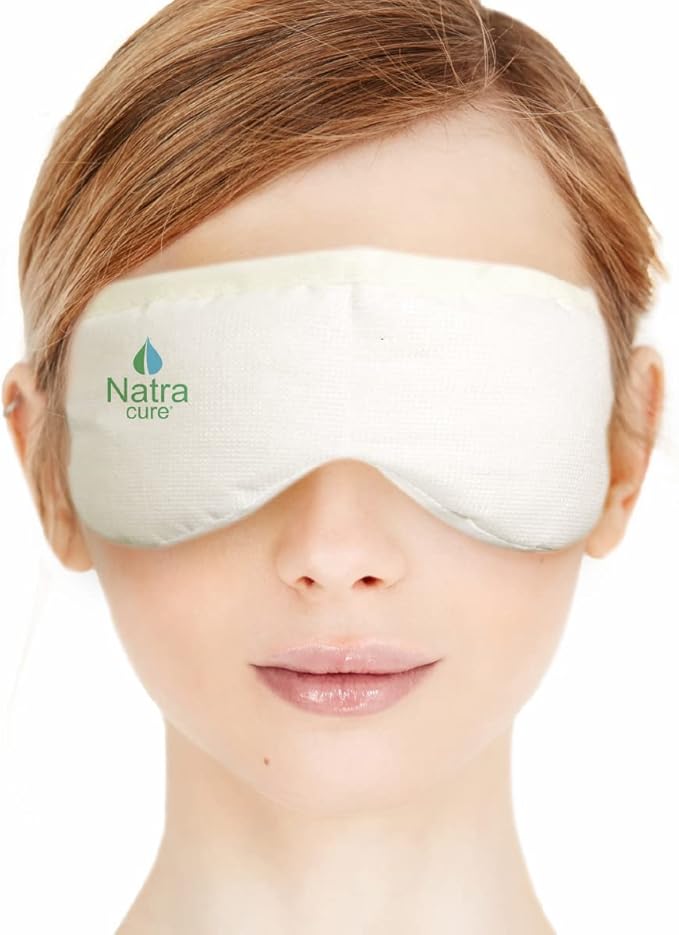 Amazon.com: NatraCure Steam Heated Eye Mask – Warm Compress for Eyes ...