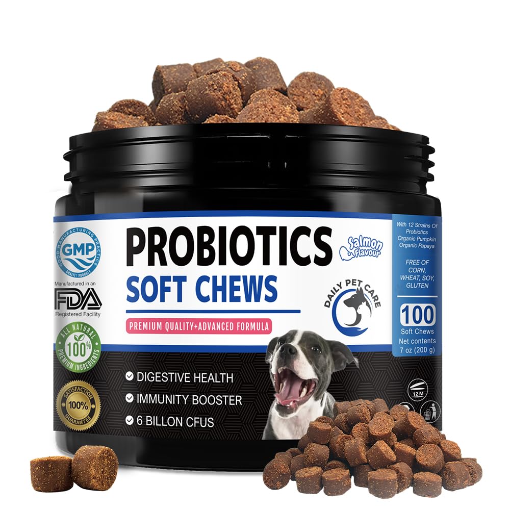 Pet Gut Health Probiotics For Dogs & Cats - 3-in-1 Formula For Skin ...