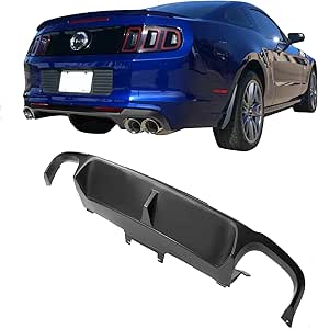 Amazon.com: IKON MOTORSPORTS, Rear Diffuser Bumper Lip Compatible with ...