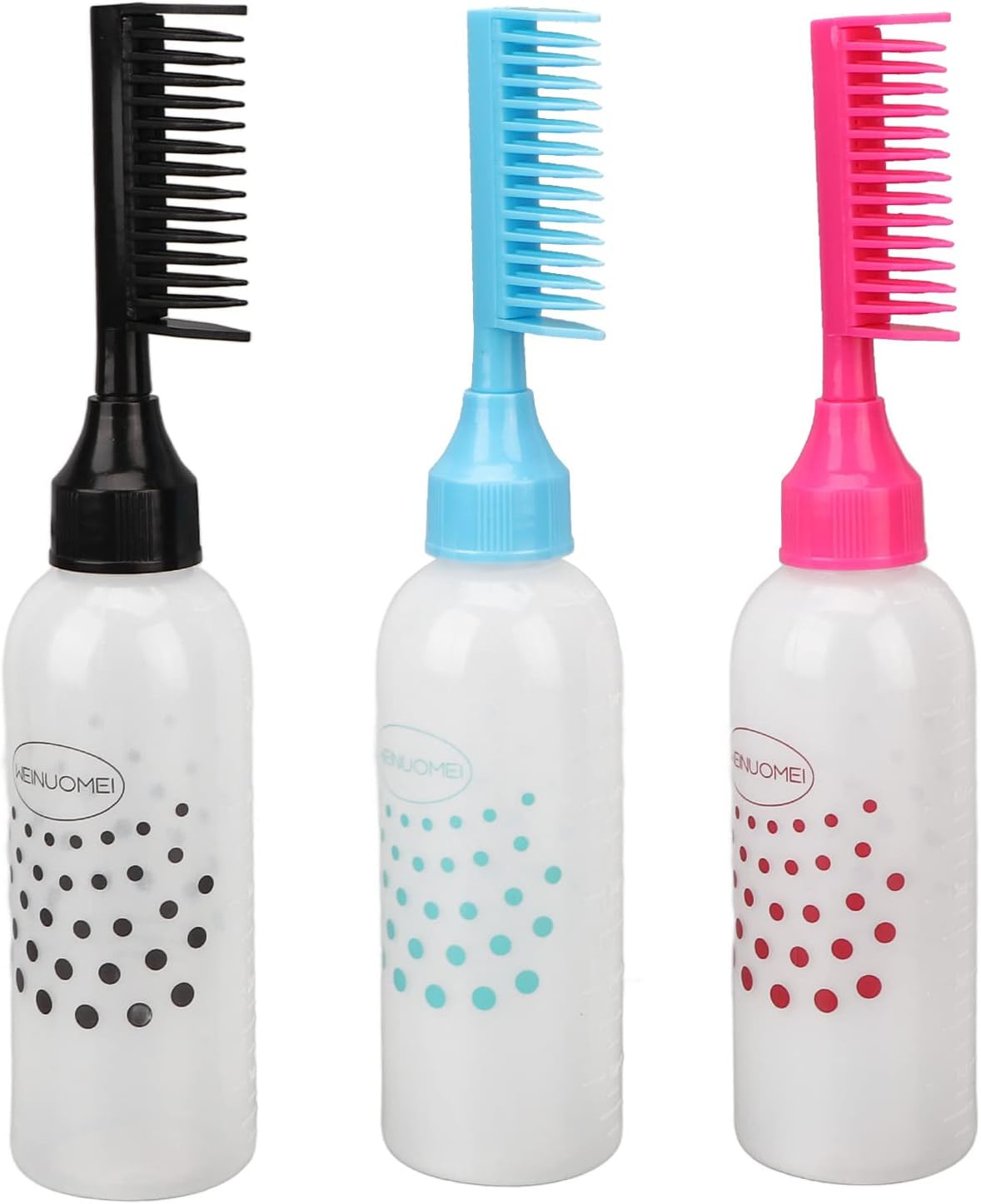 Amazon.com: Comb Applicator Bottle Clear Scale Ergonomic Design Plastic ...