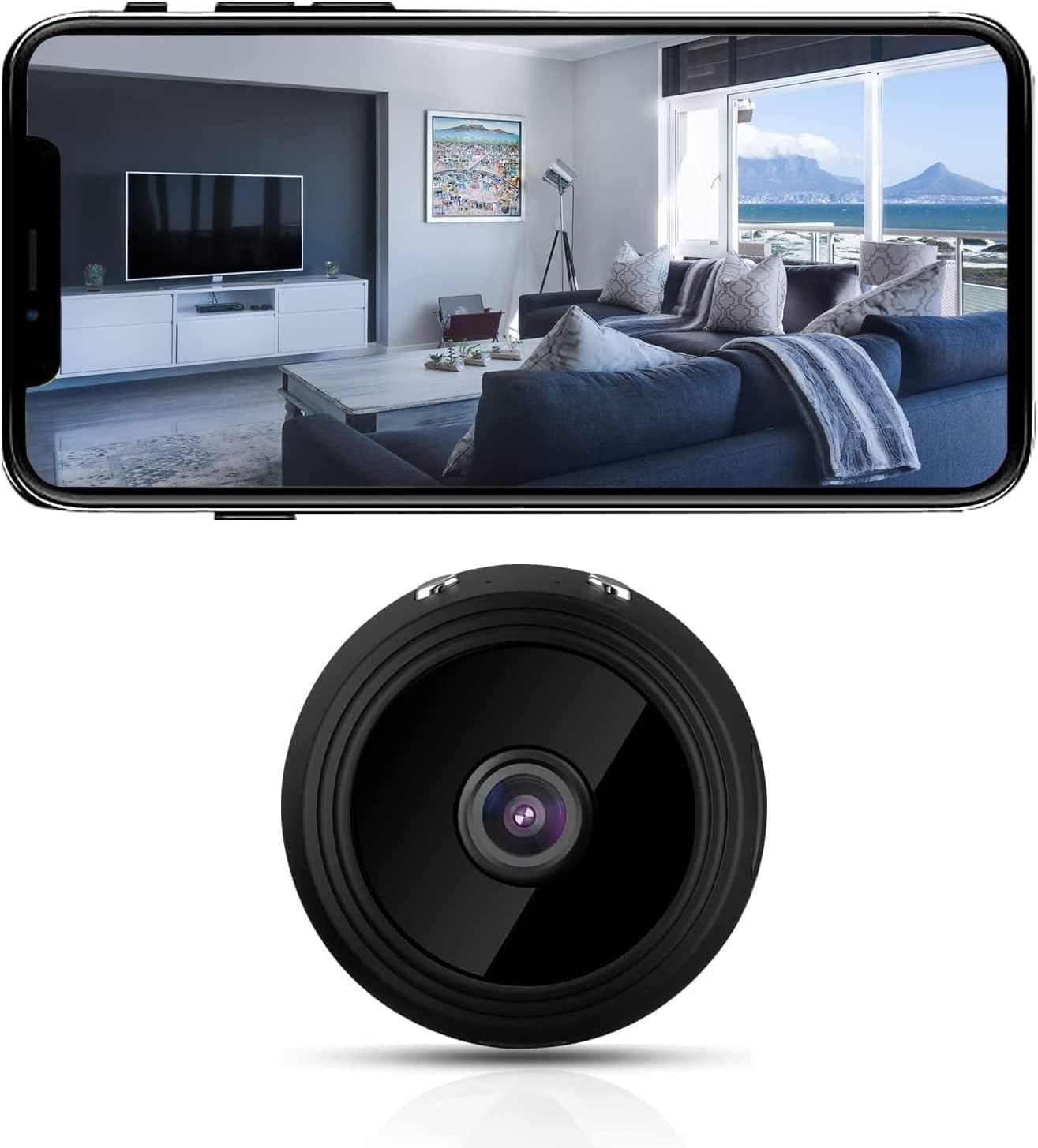 Amazon.com : Magnetic Mini Security Camera Outdoor,Mini Security ...