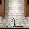 Tack Tile Peel & Stick Vinyl Backsplash (Thin Mosaic Brown) - Amazon.com