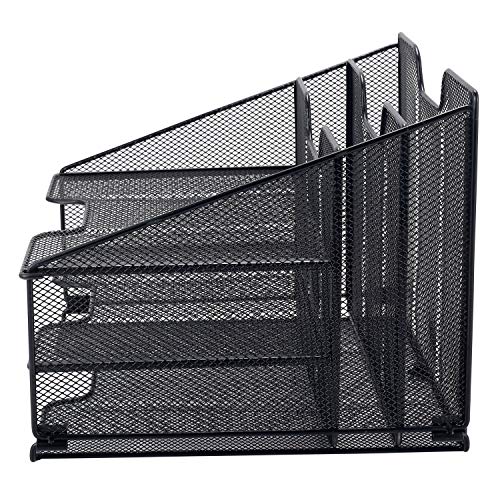 Snapklik.com : Samstar 2 Pack Mesh Desk File Organizer Letter Tray ...