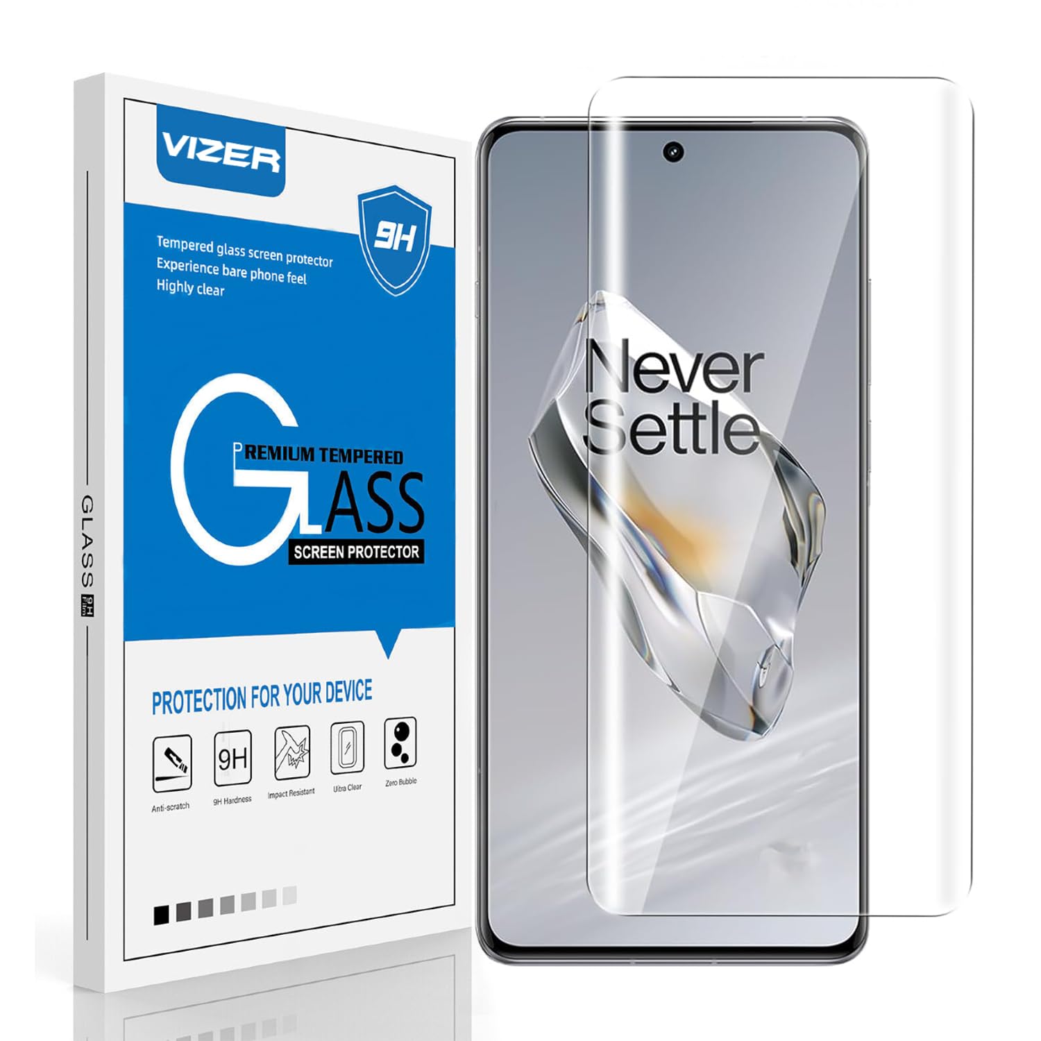 GiiYoon Vizer For Oneplus 12R Screen Protector, Anti-Spy, 9H Hardness ...