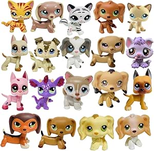 Amazon.com: Arkindy LPS Cat Toy, Rare Old Mini Pet Cat Kitty Kitten ...