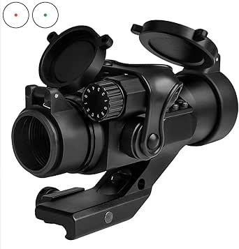 Amazon.co.jp: Aim COMP M2 Type Dot Sight High Mount Sight (Red and ...
