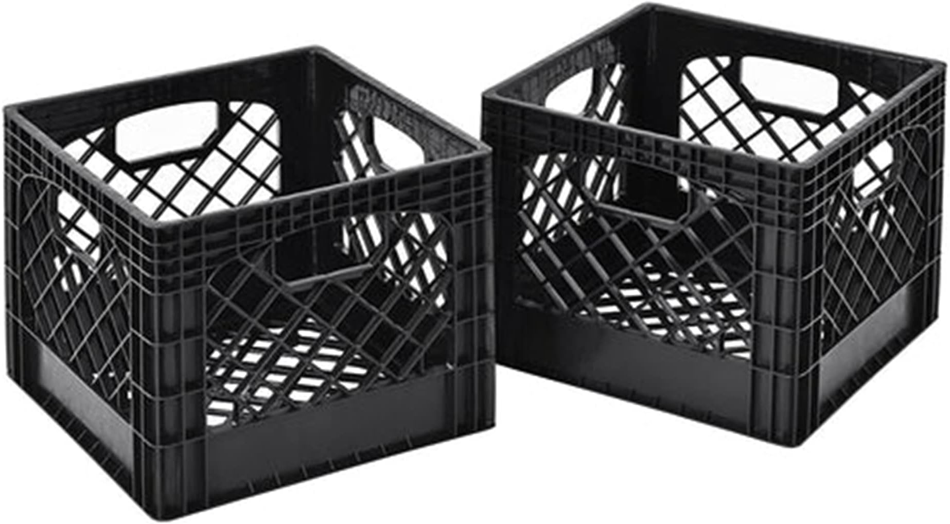 Amazon.com: Buddeez Milk Crates for Storage - Storage Crates, Heavy ...