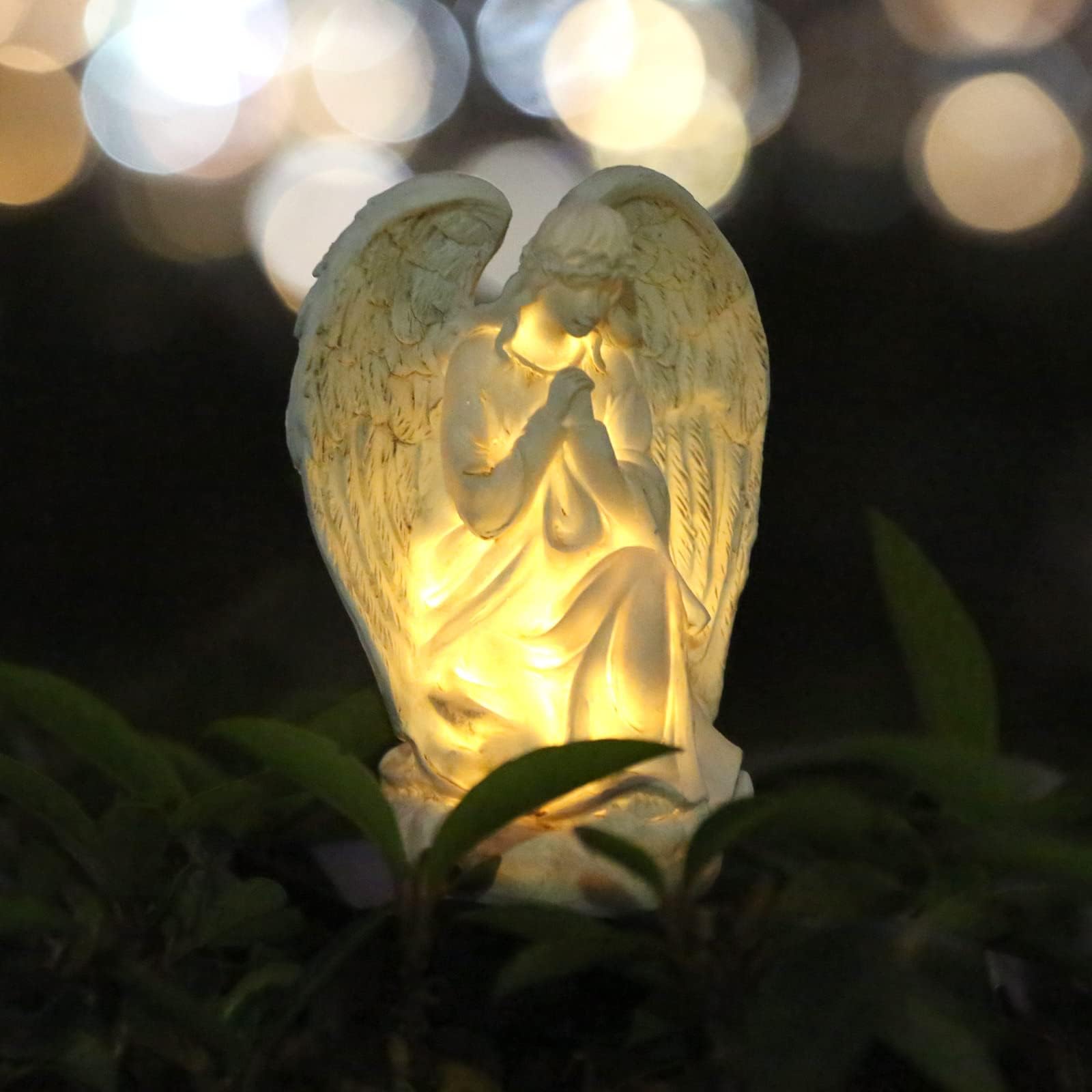 Amazon.com : Solar Angel Lights Outdoor Decorative - Color Changing ...