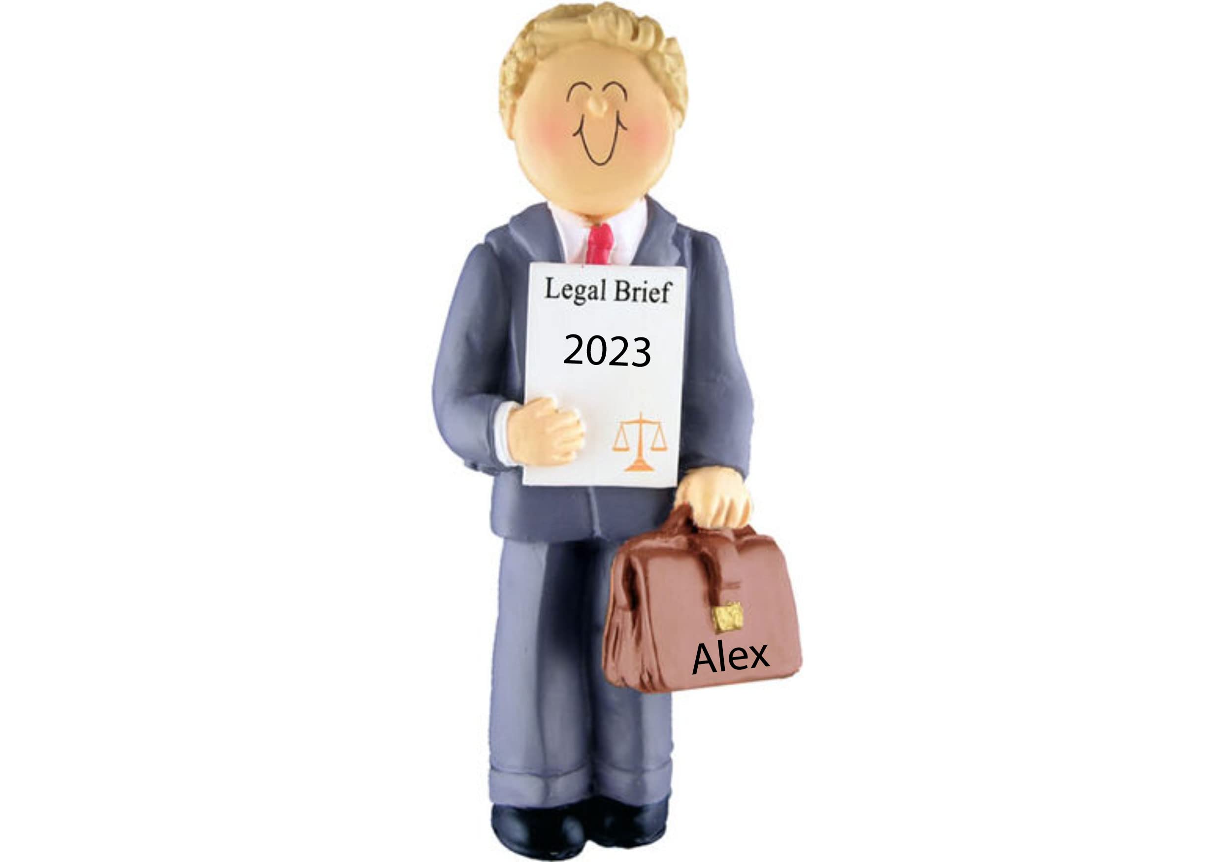 Amazon.com: Lawyer Ornament Personalized Lawyer Gift for Man 2024 ...