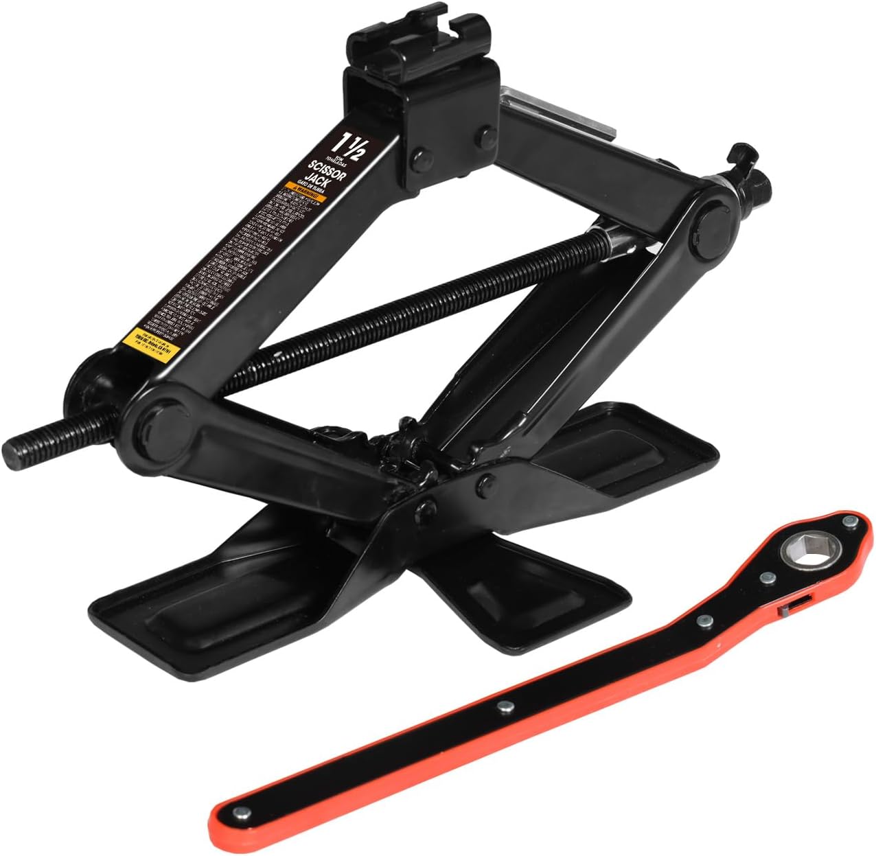Amazon.com: BIG RED AST10202SR Torin Wide Base Cross Car Scissor Jack ...