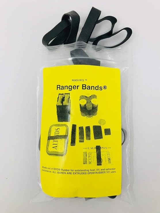 Amazon.com : Ranger Bands® 30 Count Extra Stretch from EPDM Rubber for ...