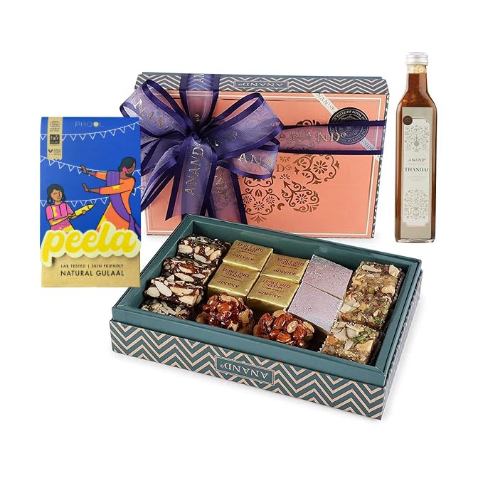 ANAND Royal Delicacies Assorted Sweets Holi Gift Box - 350g | Premium ...