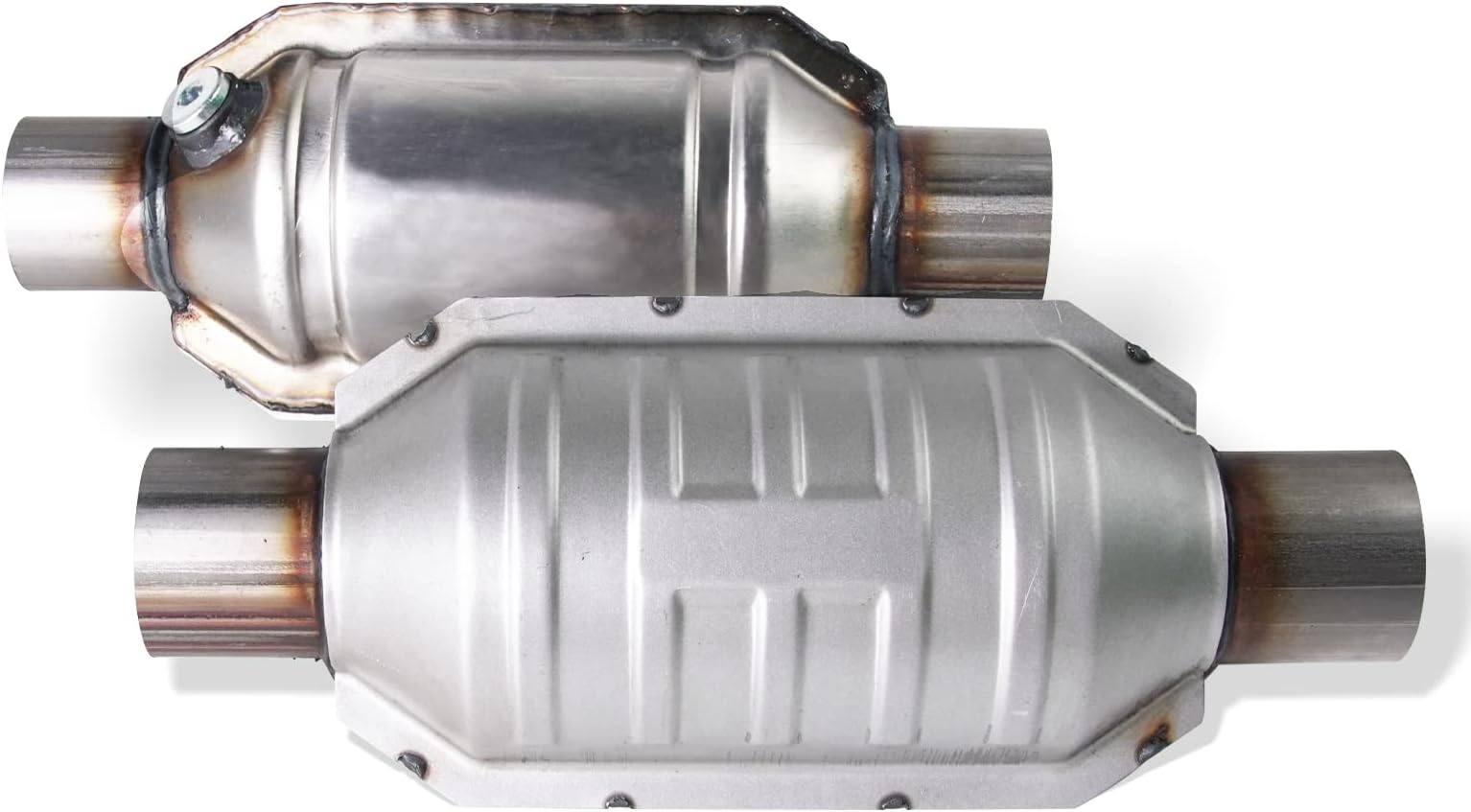 Amazon.com: loosoo 2.25'' Catalytic Converter Inlet/Outlet Universal ...