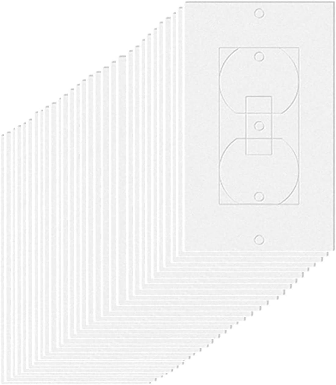 Aifeier ET Outlet Wall Plate Insulation Gasket Light Switch Socket Foam ...