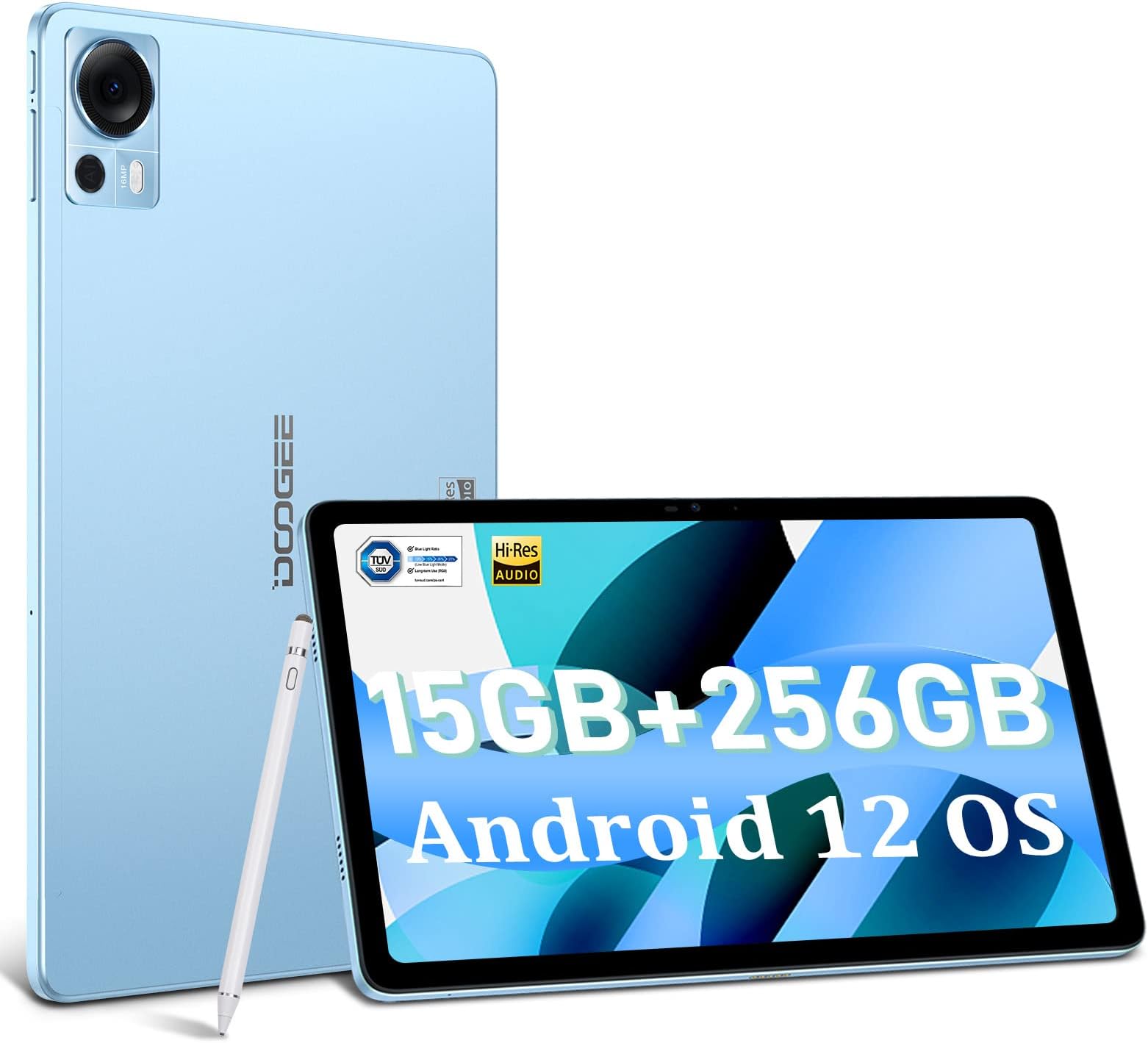 DOOGEE T20 Tablet 10.4 Inch 2K FHD+, 15GB RAM + 256GB ROM (TF 1TB ...