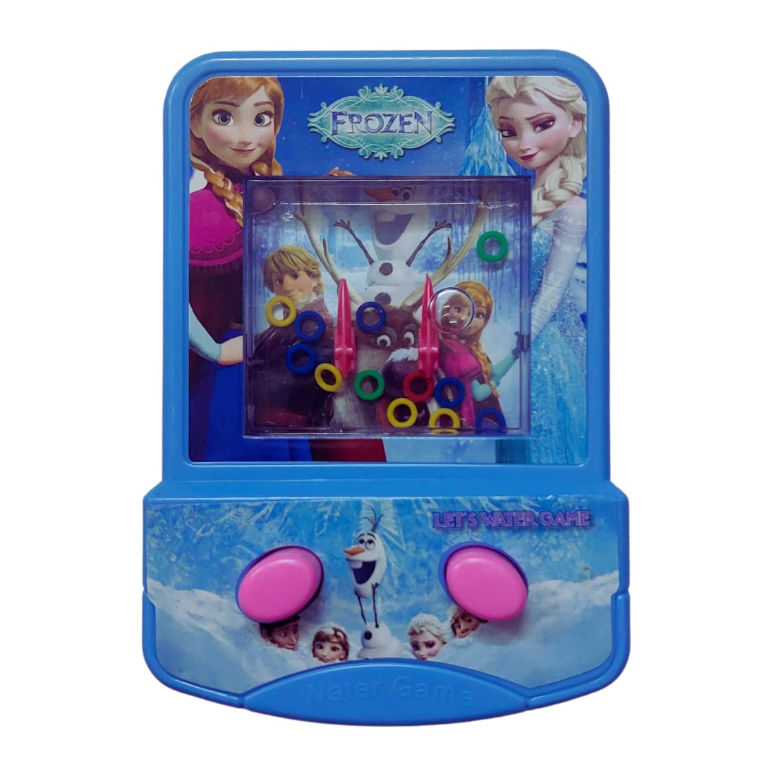Buy KARBD Frozen Princess Ring Toss Water Game Double Button Handheld ...