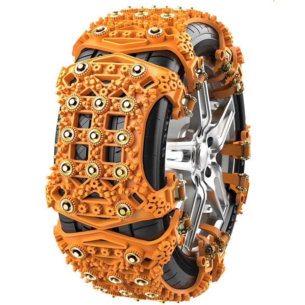 axGear Universal Snow Chain TPU for SUV Car Truck Tire 6 Pack Anti Skid ...
