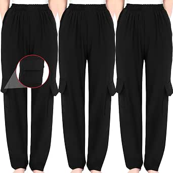 Amazon.com: Jeere Men's Chef Pants Classic 7 Pocket Chef Cargo Pants ...