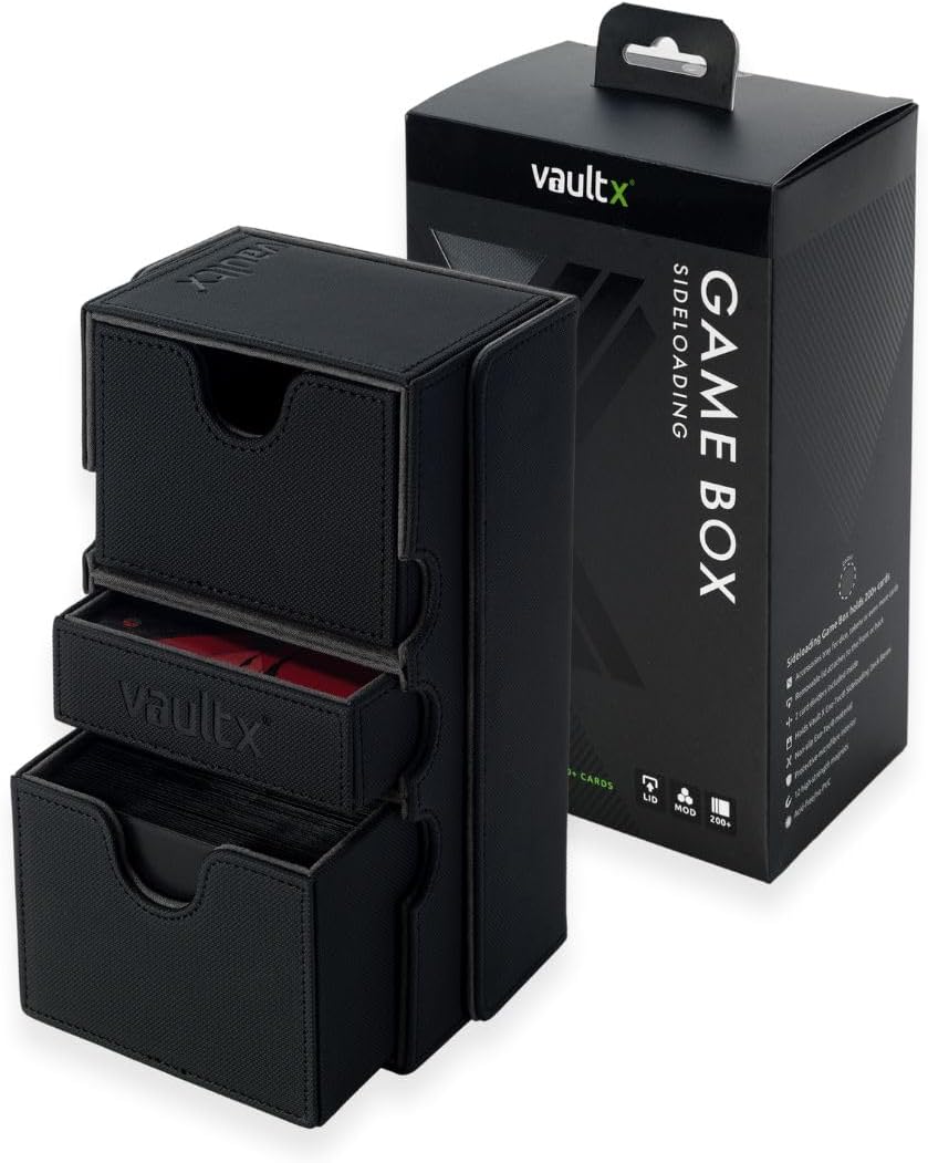 Vault X Exo-Tec Modular Deck Game Box with Card Tray & Accessories ...