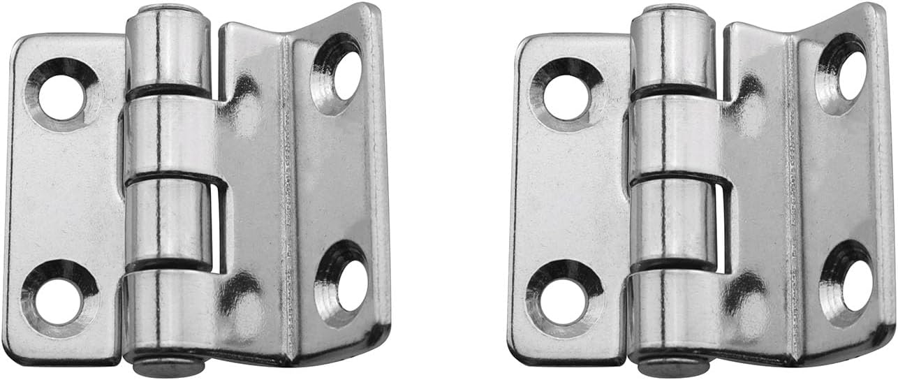 JCBIZ 2PCS 304 Stainless Steel Chest Hinges 1.5-inch Offset Door Hinge ...