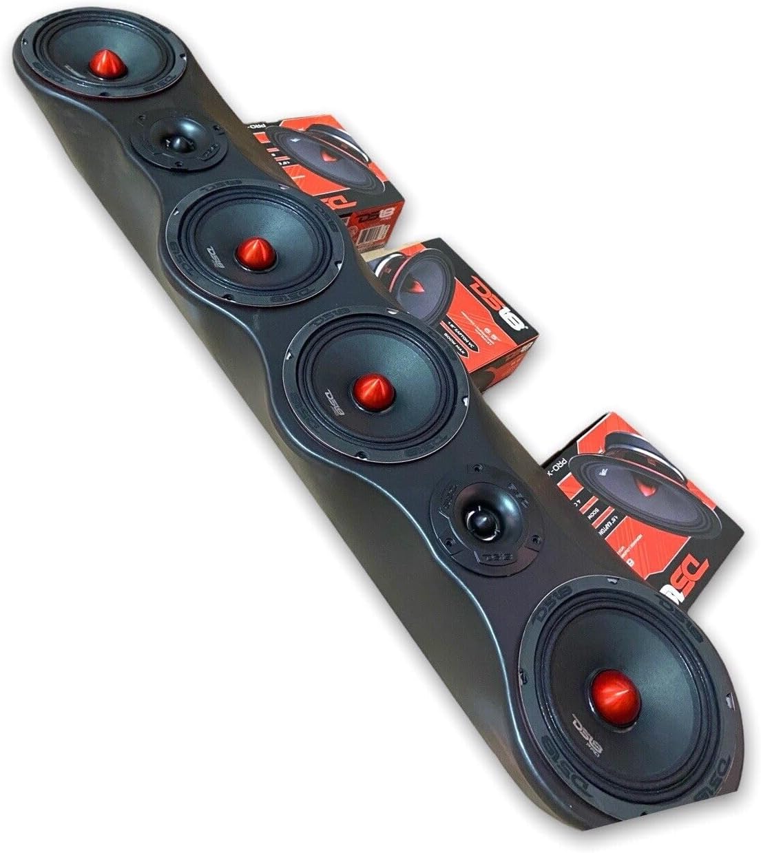 Amazon.com: Generic Universal 38” Sound Bar Pod 4X 6.5 Midrange & 2X ...