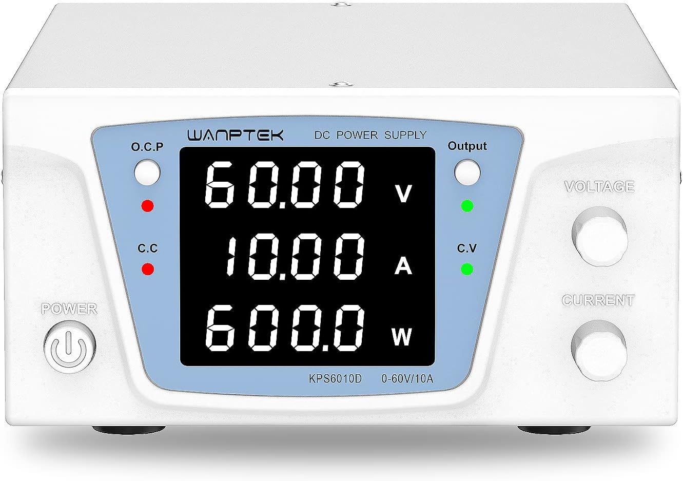 Amazon.com: Dc Power Supply Variable 60V 10A 600W, Bench Power Supply ...