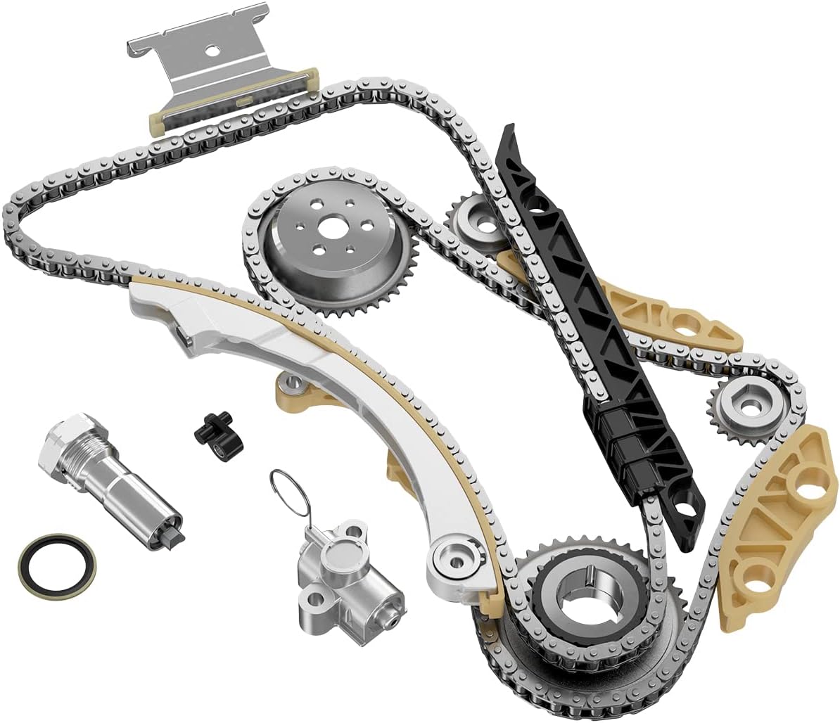 Amazon.com: ECCPP Timing Chain Kit fit for Tensioner Guide Rail Crank ...