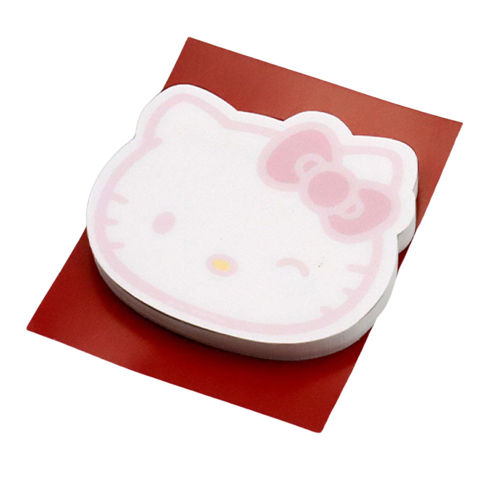 Snapklik.com : Kitty 2-Pack Sticky Notes Set, Cute Stationary Pink And ...