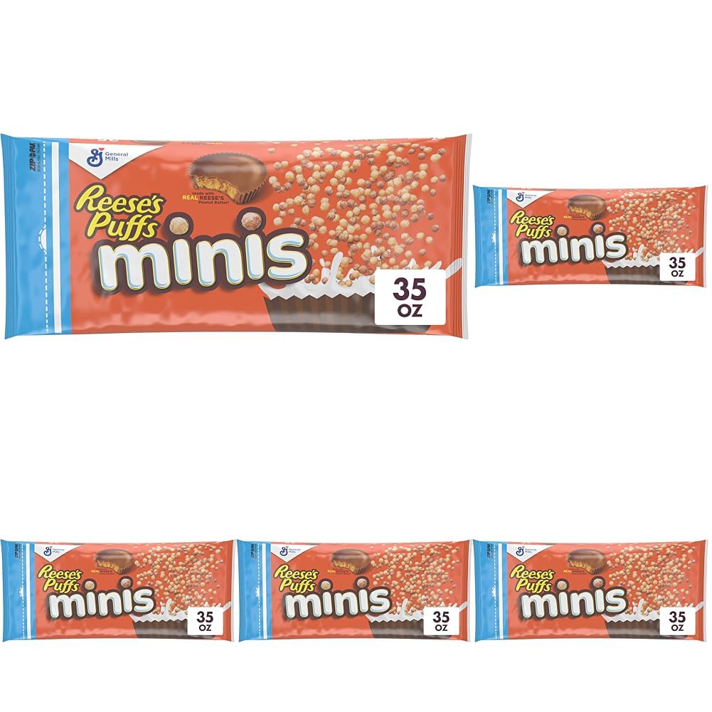 Snapklik.com : Reeses Puffs Minis Breakfast Cereal, Chocolate Peanut ...