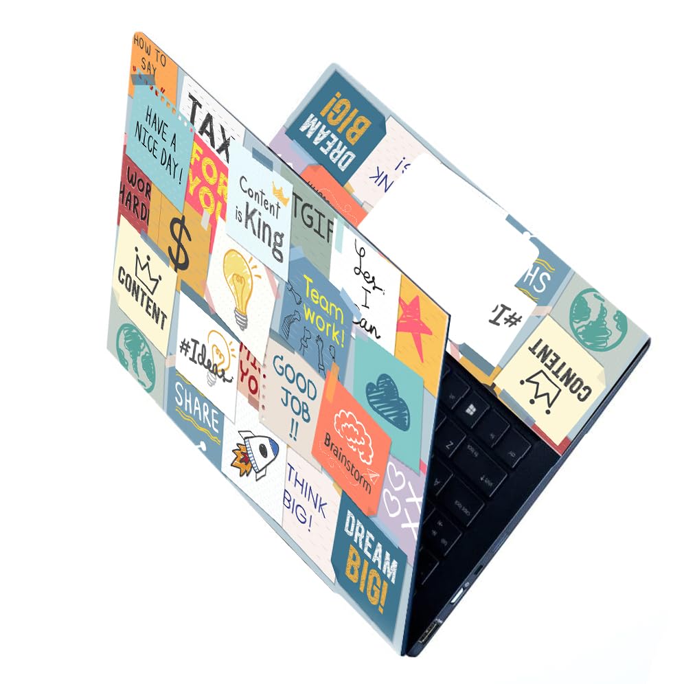 ANCIARY Full Laptop Skin Bubble-Free HD Quality Sticker for Laptops ...