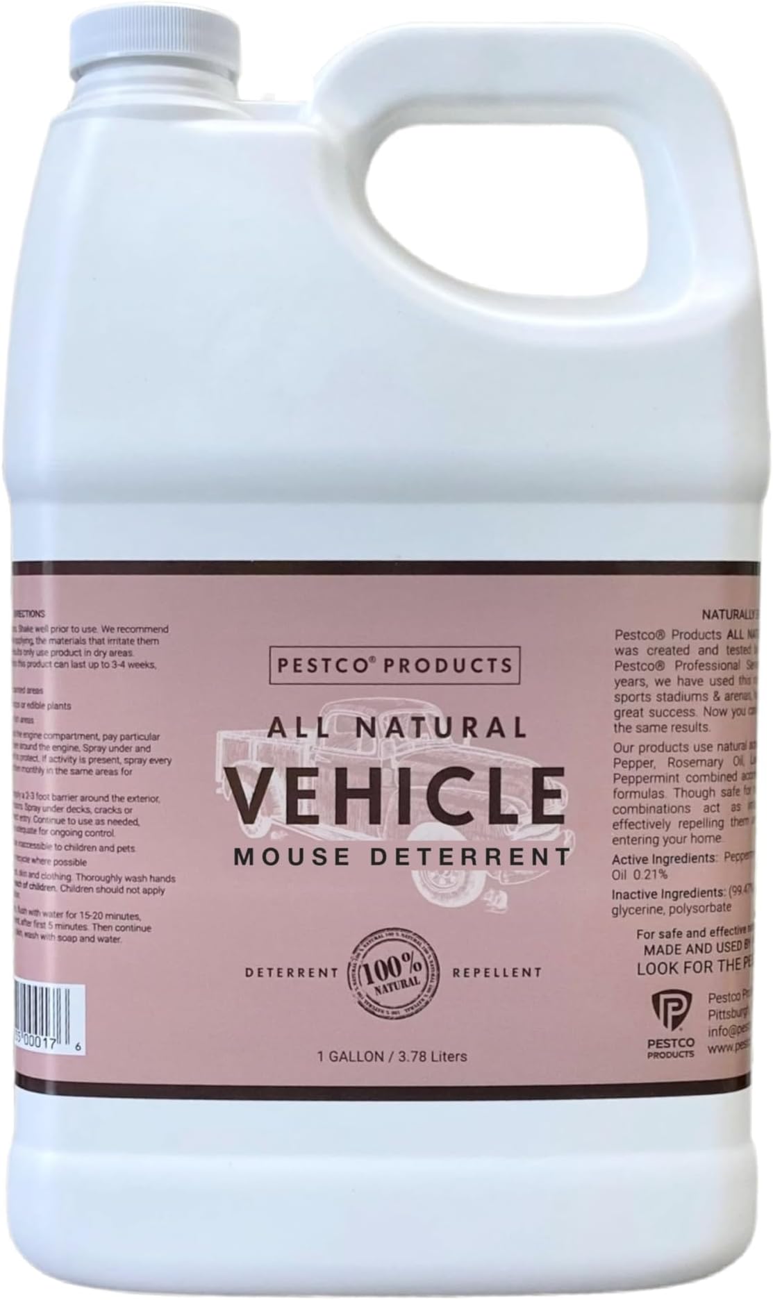 Amazon.com: Vehicle Defense Peppermint Oil Spray for Cars and ...