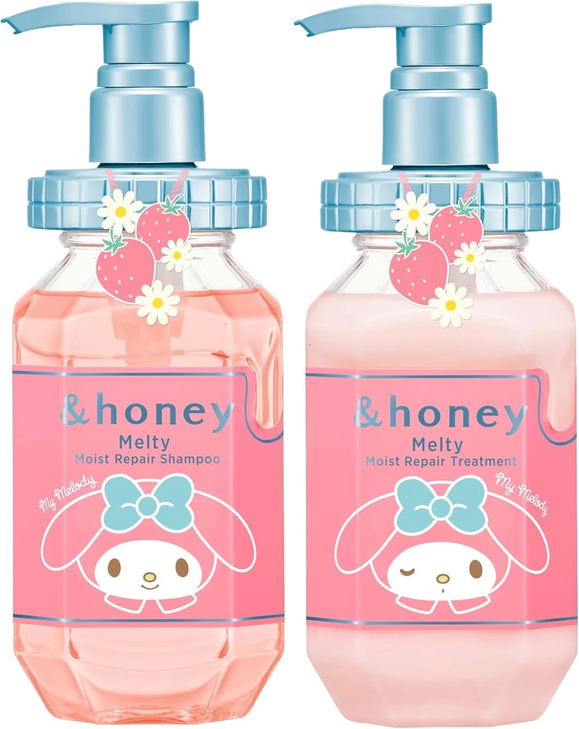 Amazon.com : &-honey Melty Moist Repair (MyMelody Edition) Japanese Shampoo & Conditioner Set ...