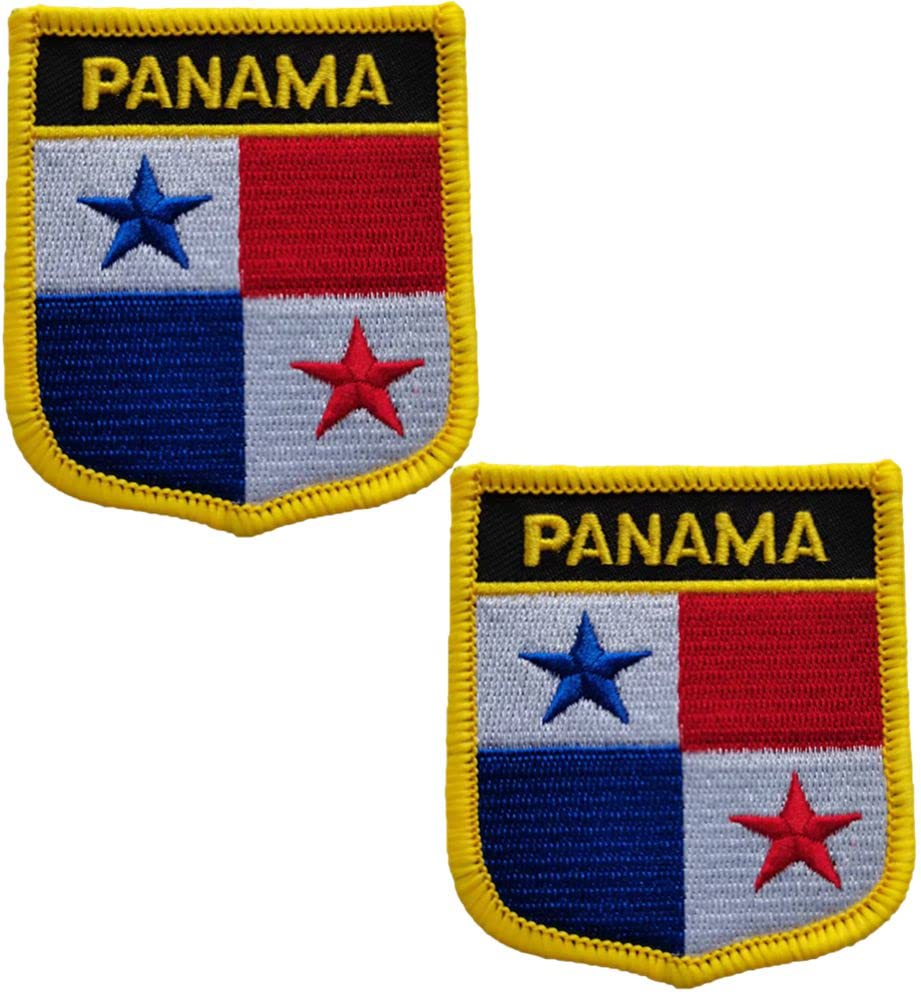 Amazon.com: International Panama Flag Embroidered Patches Tactical Morale Applique Fastener Iron ...