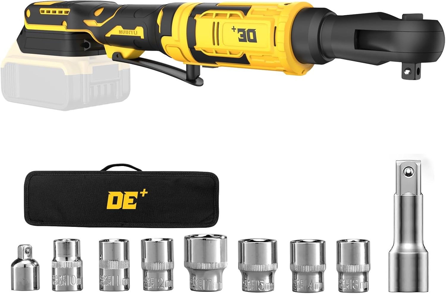 Amazon.com: 20V cordless ratchet wrench, 3/8‘’ electric ratchet wrench ...