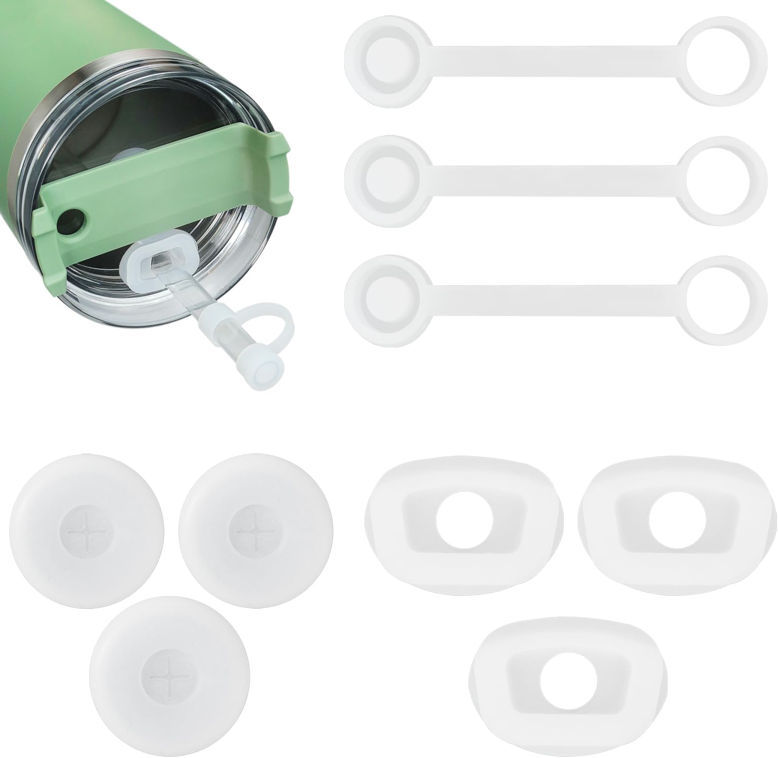 Amazon.com: 9 Pack Silicone Spill Proof Stopper, Compatible With ...