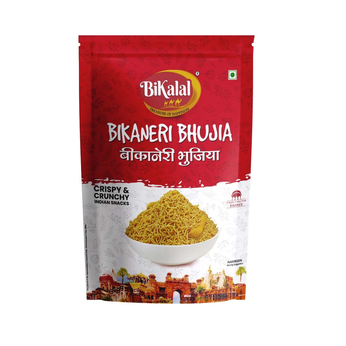 Bikalal Bikaneri Bhujia | 400Gm | Authentic Rajasthani Namkeen | Spicy ...