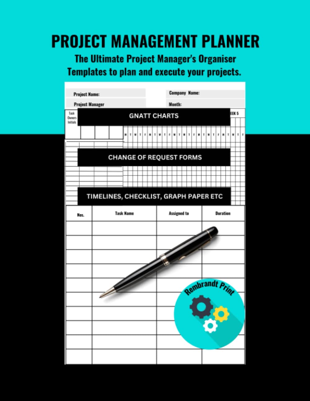 Amazon.com: PROJECT MANAGEMENT PLANNER The Ultimate Project Manager's Organiser: Project ...