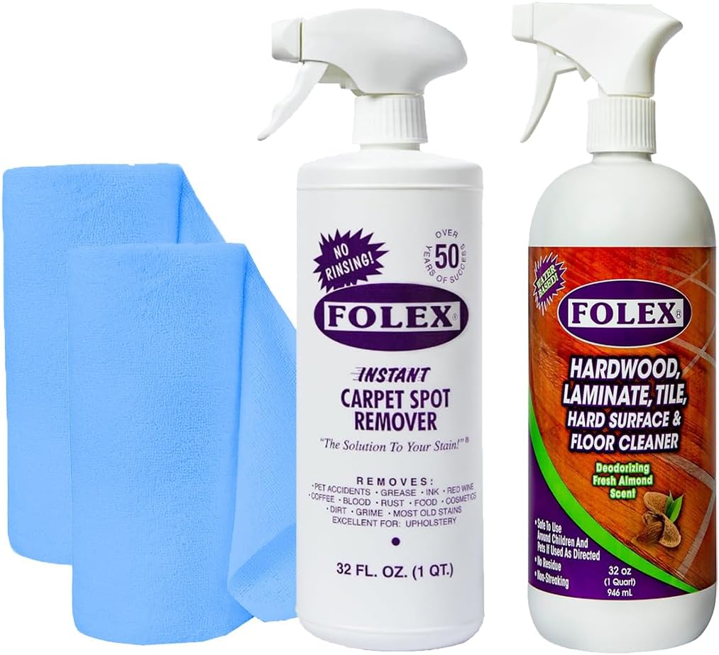 Amazon.com: FOLEX Instant Carpet Spot Remover Carpet Cleaner and Hardwood, Laminate, Tile ...