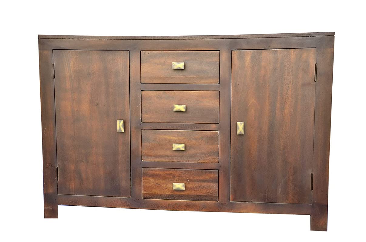 Mdm Impex Natural Designe Wooden Sideboard Cabinate For Living Room ...