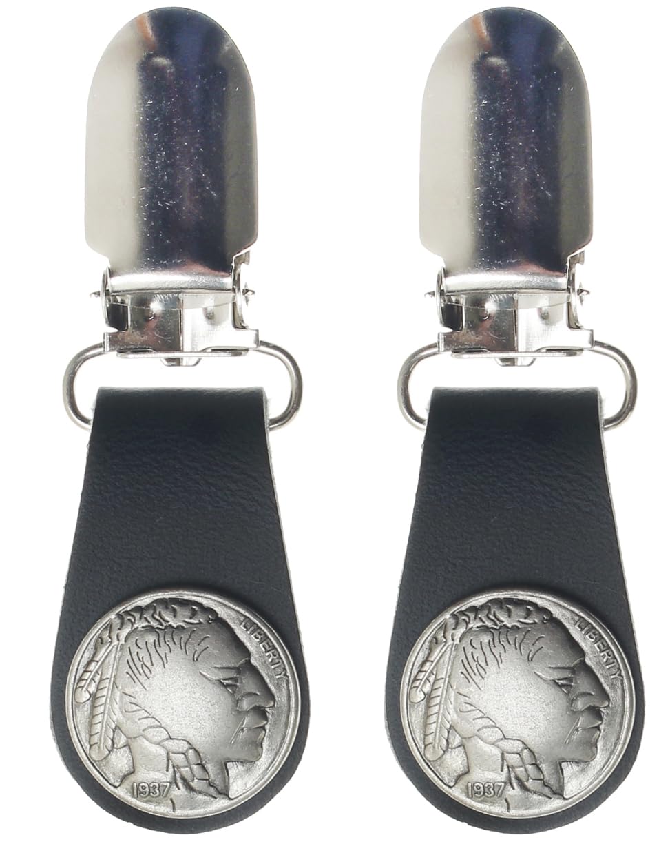 Amazon.com: Boot Clip, Pant leg clamp, INDIAN HEAD NICKEL (sold as pair ...