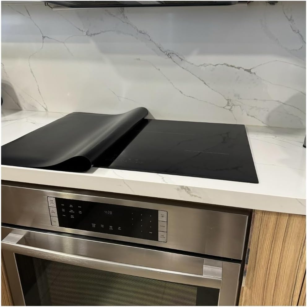 Amazon.com: KitchenRaku Large Induction Cooktop Protector Mat 21.2x35.4 ...